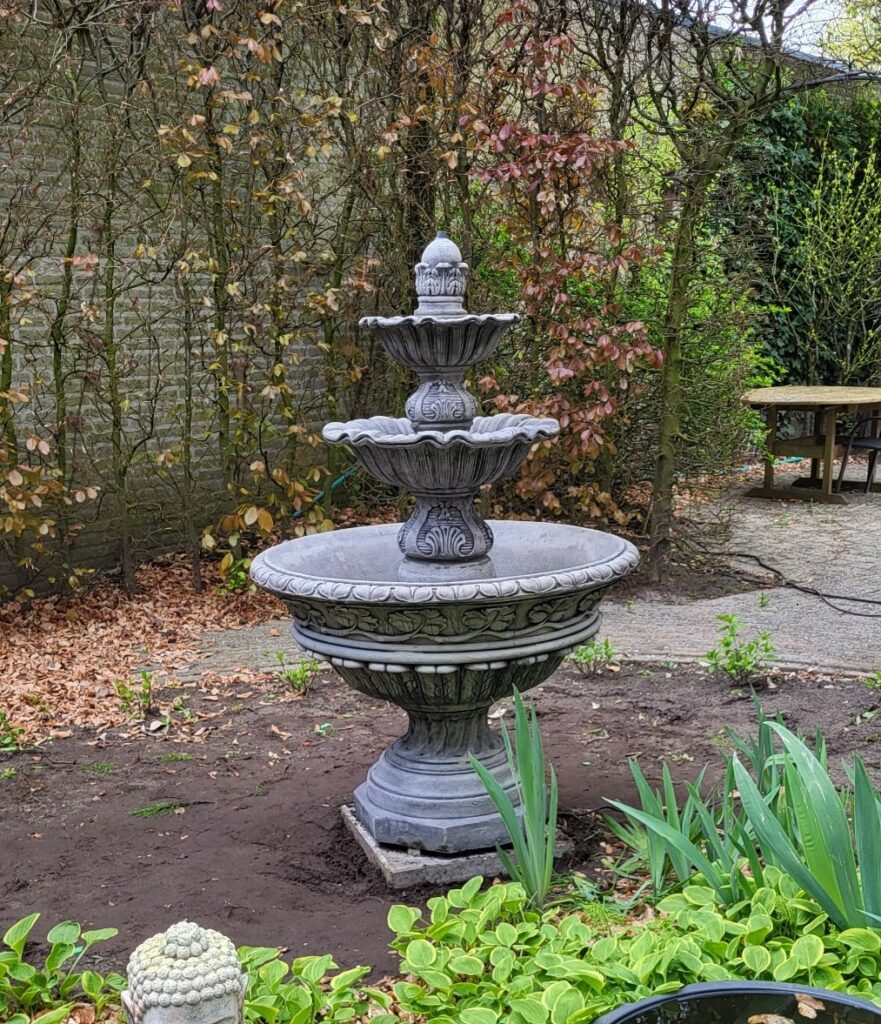 Fontein 37c antraciet - Toscana Garden